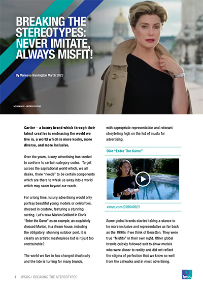 Breaking the stereotypes: never imitate, always misfit! | Ipsos